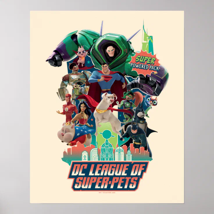DC League of Super-Pets Battle for Metropolis Poster | Zazzle