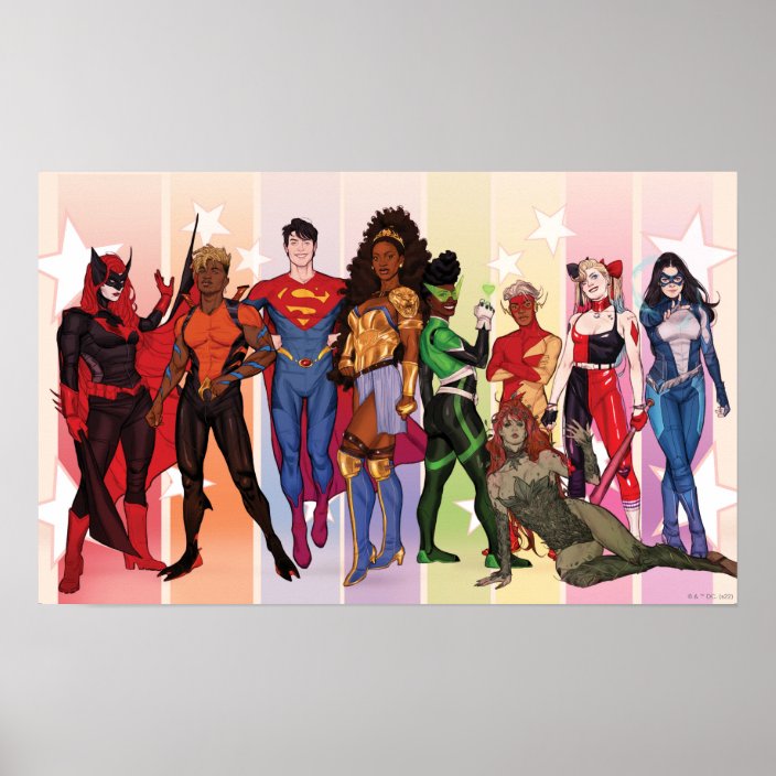 DC Pride Comic Cover 2022 Variant Poster | Zazzle