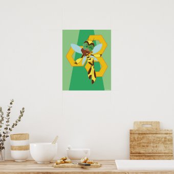 DC Super Hero Girls Bumble Bee Poster | Zazzle