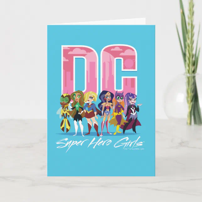 DC Super Hero Girls Lineup Card | Zazzle