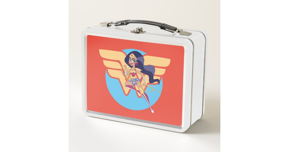 DC Super Hero Girls Wonder Woman Metal Lunch Box | Zazzle