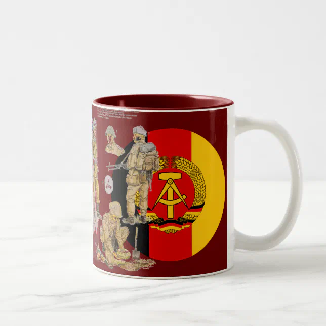 DDR East german Border Guard Two-Tone Coffee Mug | Zazzle