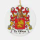 De Villiers Family Crest Ceramic Ornament | Zazzle