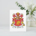 De Villiers Family Crest Postcard | Zazzle