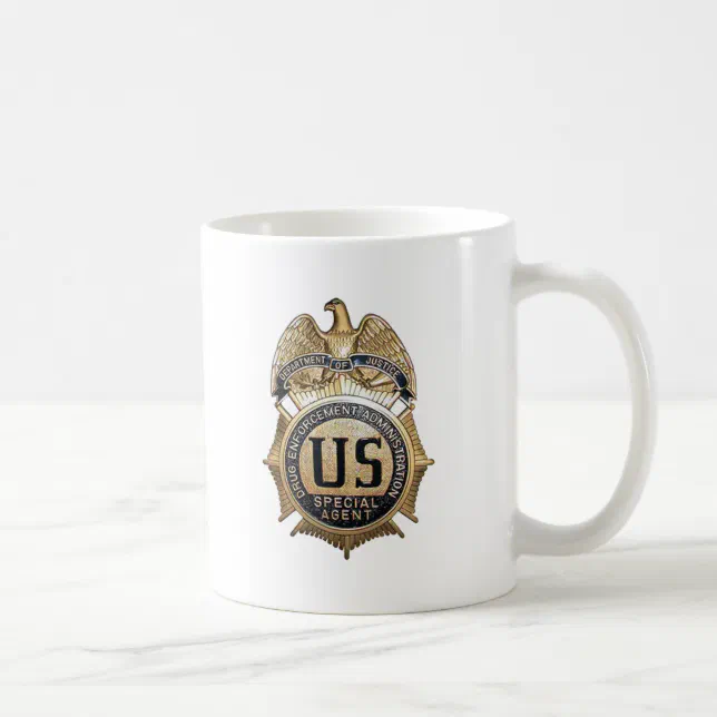 DEA Badge Coffee Mug | Zazzle