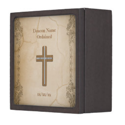 Deacon Ordained Ordination Gift Commemorative Keepsake Box | Zazzle