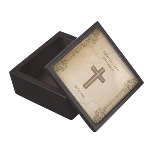Deacon Ordained Ordination Gift Commemorative Keepsake Box | Zazzle