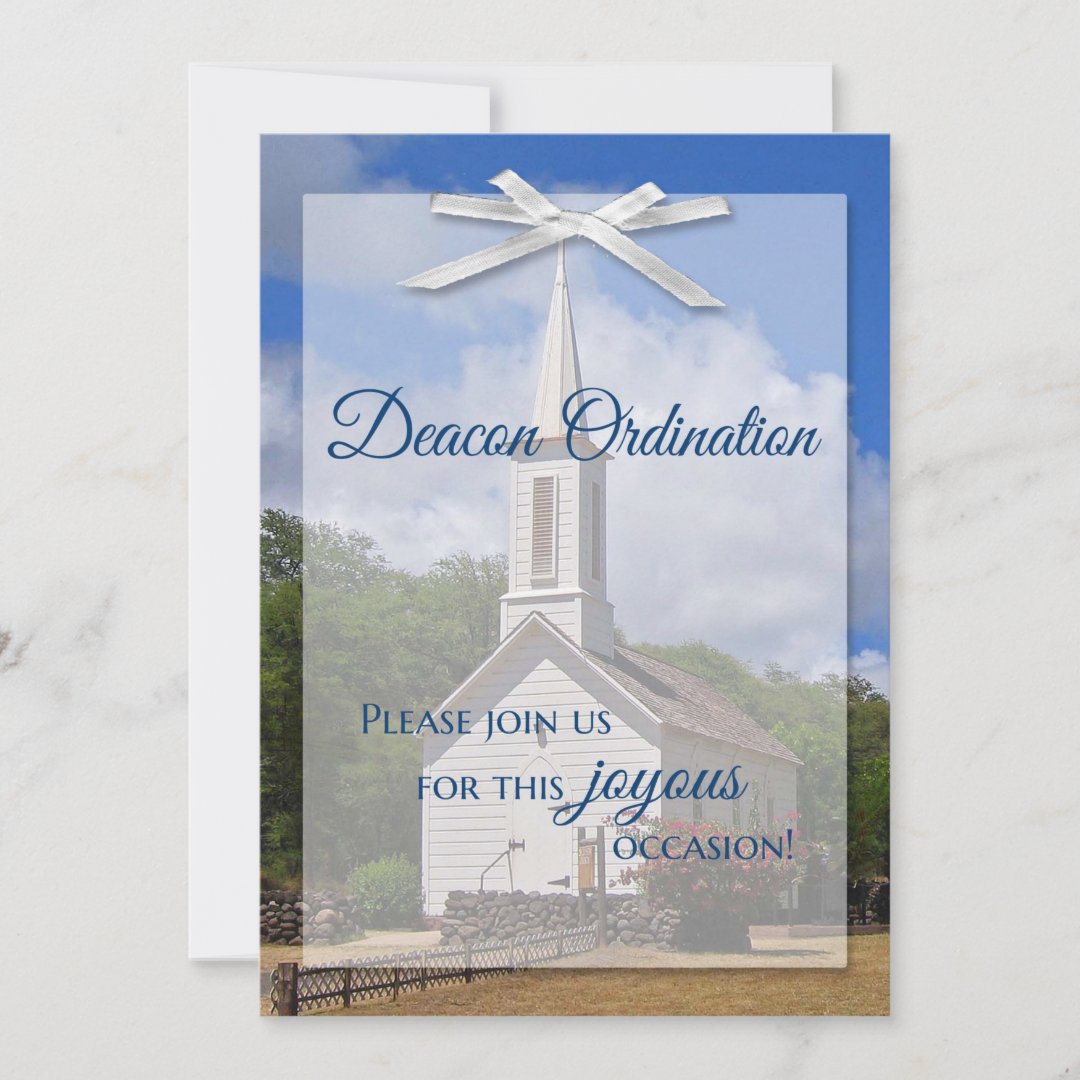 Deacon Ordination Invitation | Zazzle