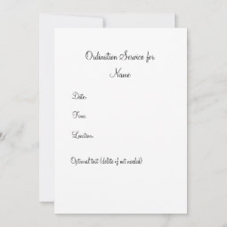 Deacon Ordination Invitation | Zazzle