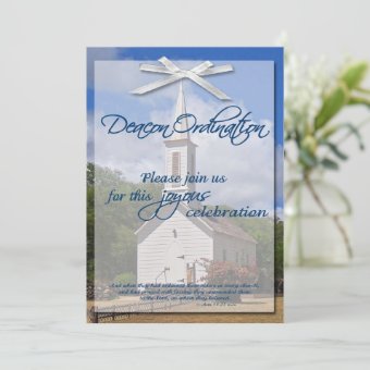 Deacon Ordination Invitation | Zazzle