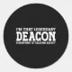 Deacon Personal Name Deacon Classic Round Sticker | Zazzle