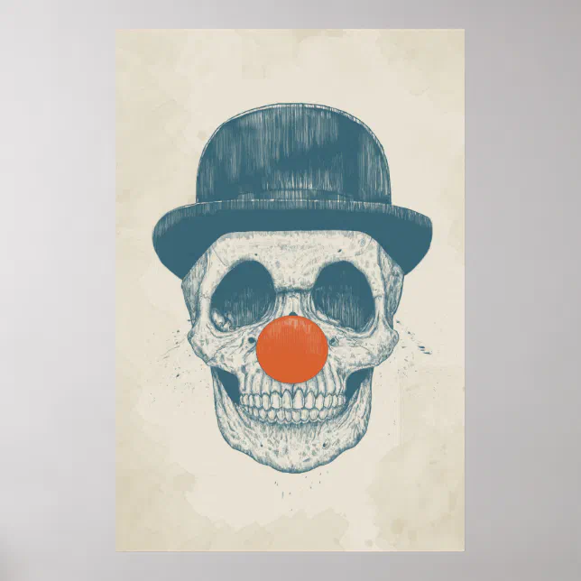 Dead clown poster | Zazzle