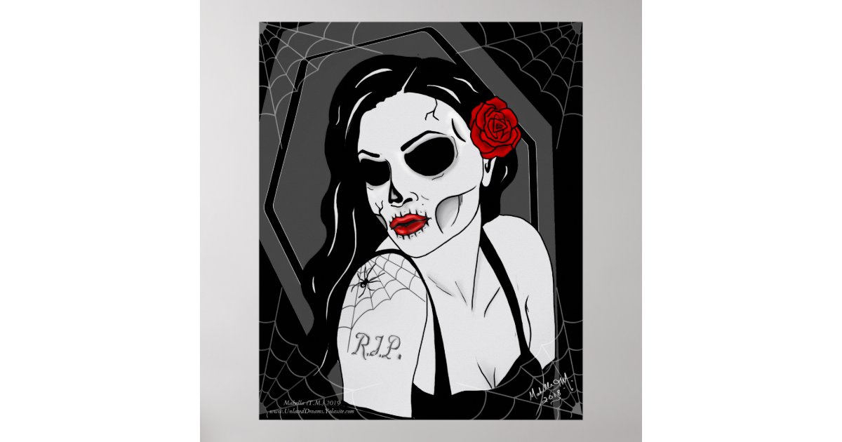Dead Pinup Poster | Zazzle