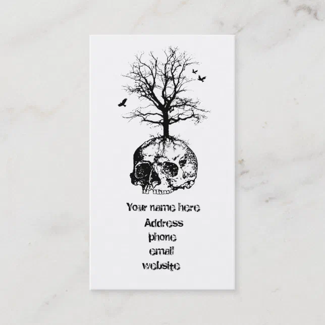 Dead tree business card | Zazzle