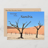 Dead Vlei Sossusvlei Namibia Postcard | Zazzle
