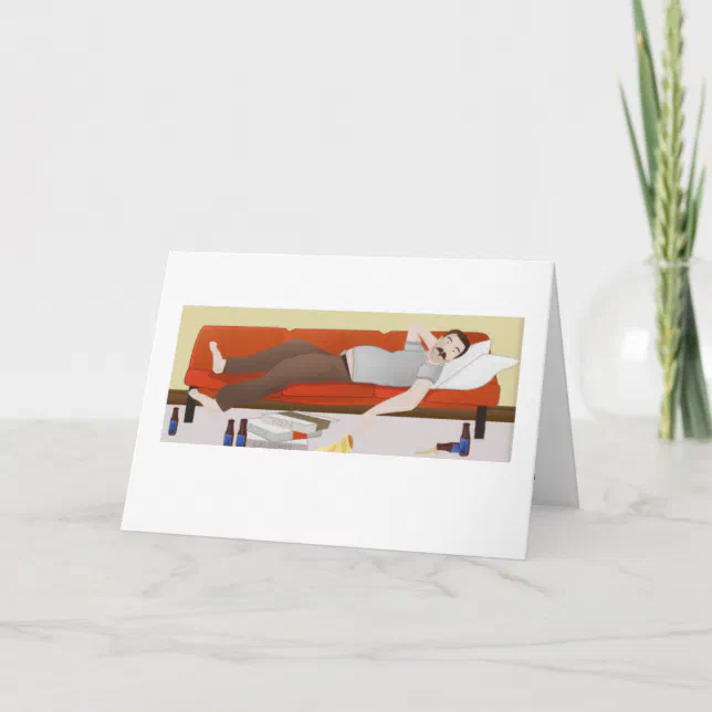 Deadbeat Dad Father's Day Card | Zazzle