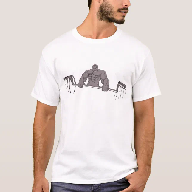 Deadlift - Bodybuilding shirt - Grey | Zazzle