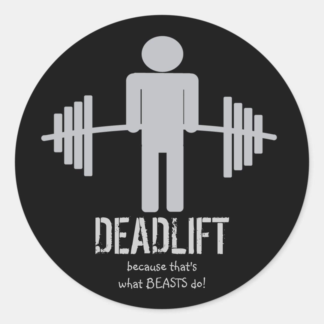 Deadlift Sticker | Zazzle