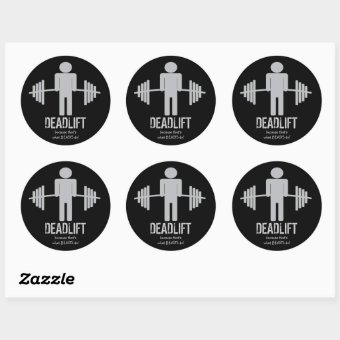 Deadlift Sticker | Zazzle