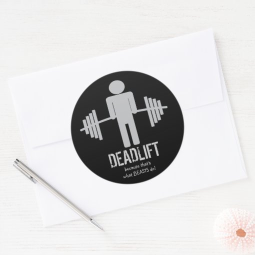 Deadlift Sticker | Zazzle