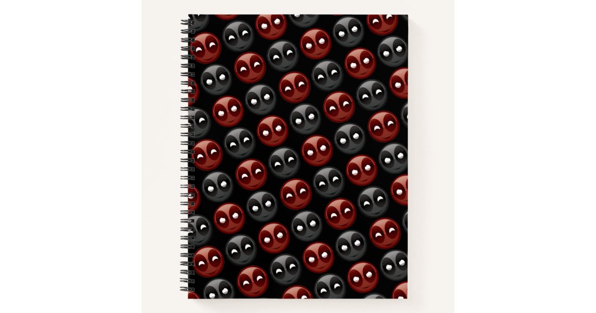 Deadpool Emoji Icons Notebook | Zazzle