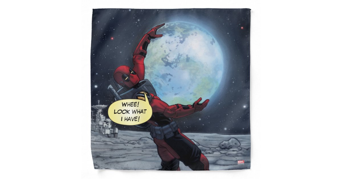 Deadpool Holding The Earth Bandana | Zazzle
