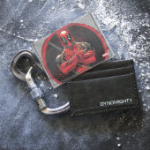 Deadpool in Paint Splatter Logo Tyvek® Card Case Wallet | Zazzle