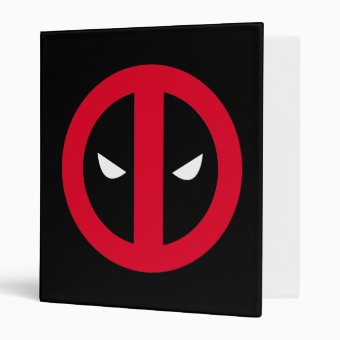Deadpool Logo 3 Ring Binder | Zazzle