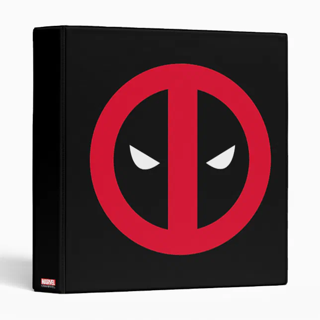 Deadpool Logo 3 Ring Binder | Zazzle