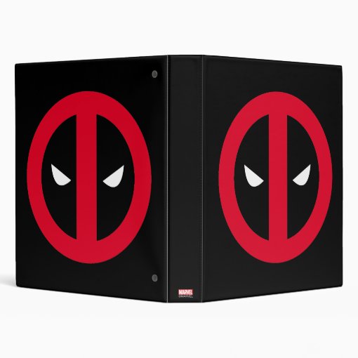 Deadpool Logo 3 Ring Binder | Zazzle