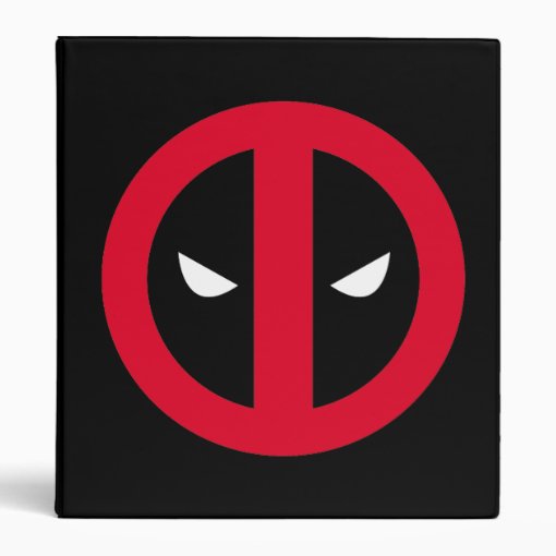 Deadpool Logo 3 Ring Binder | Zazzle