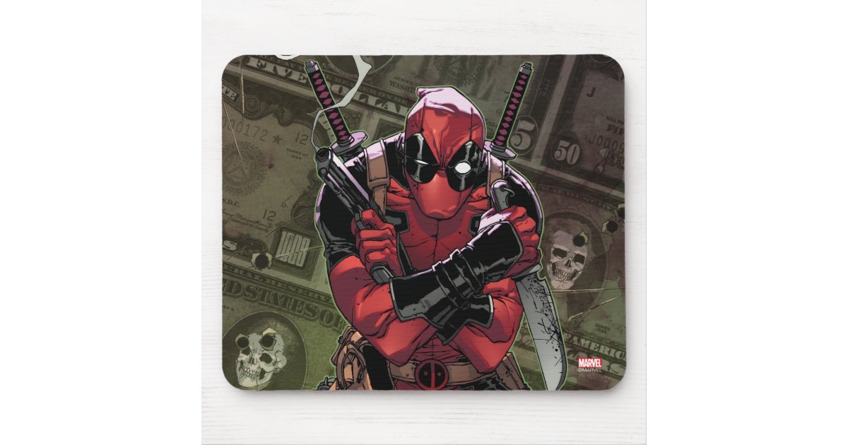 Deadpool Money Mouse Pad | Zazzle