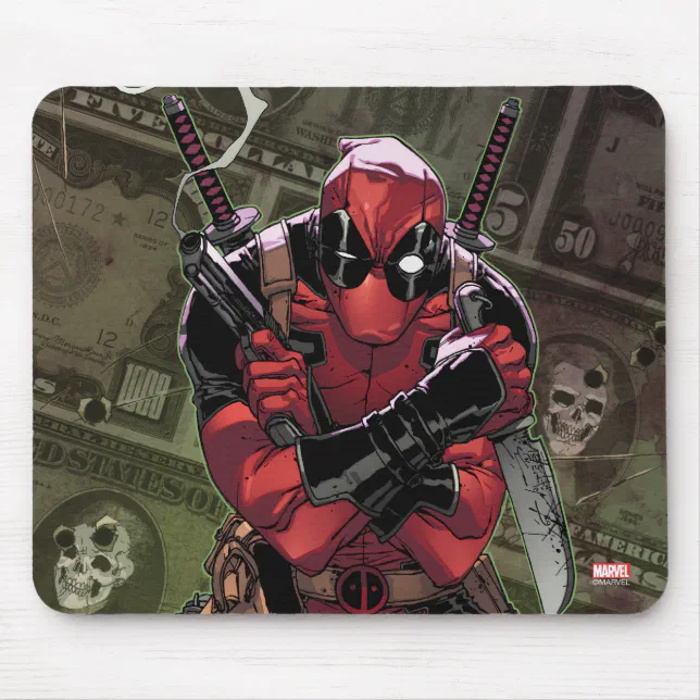 Deadpool Money Mouse Pad | Zazzle