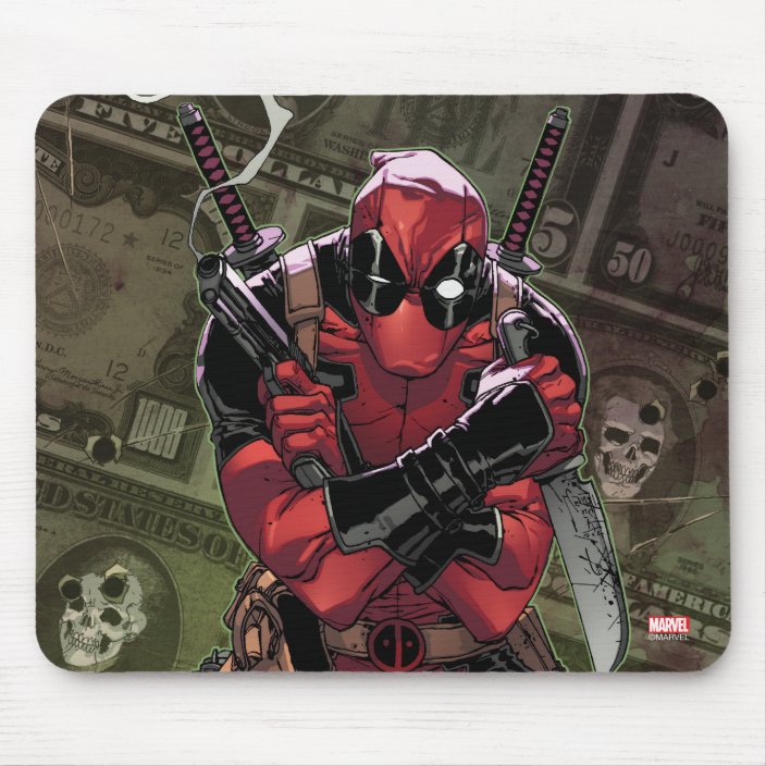 Deadpool Money Mouse Pad | Zazzle.com