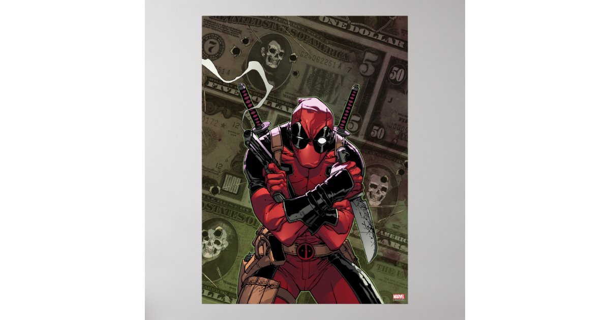 Deadpool Money Poster | Zazzle