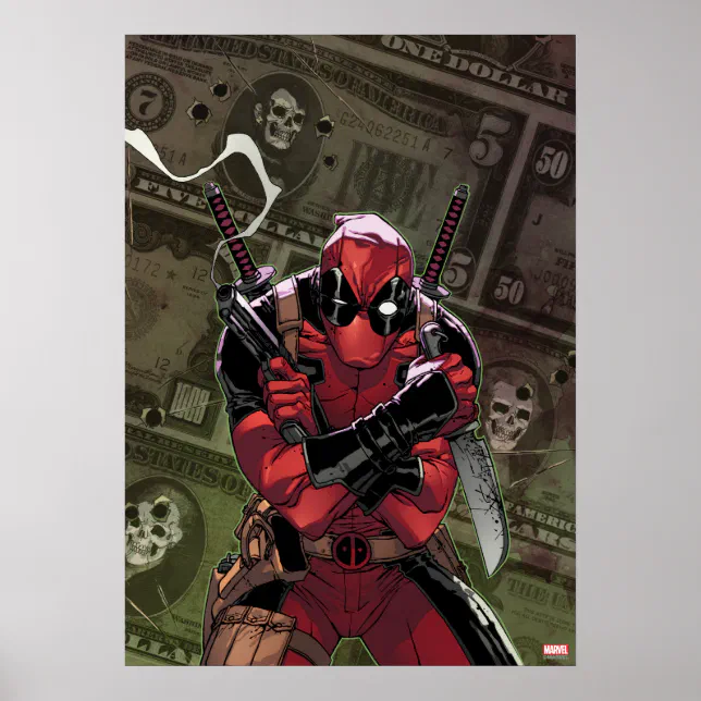 Deadpool Money Poster | Zazzle