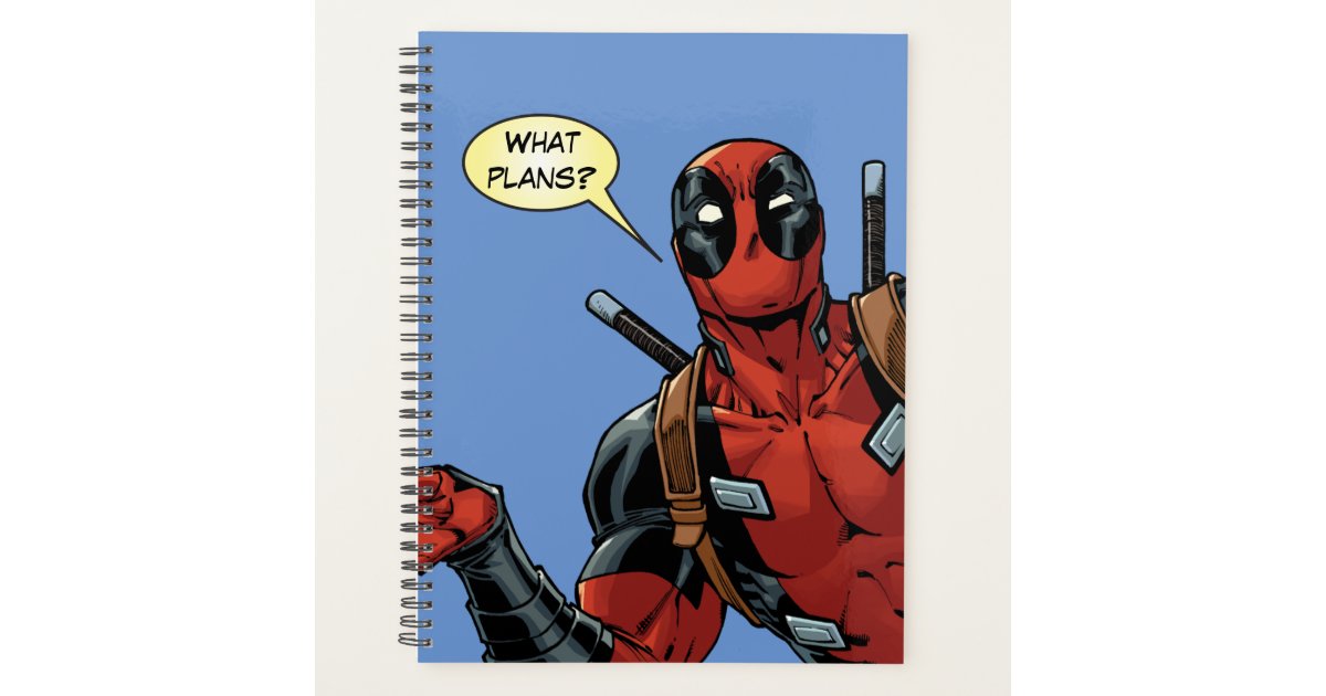 Deadpool Shrug Planner | Zazzle