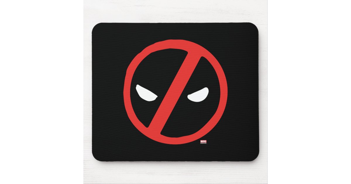 Deadpool Slanted Logo Mouse Pad | Zazzle