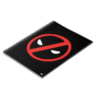 Deadpool Slanted Logo Notebook | Zazzle