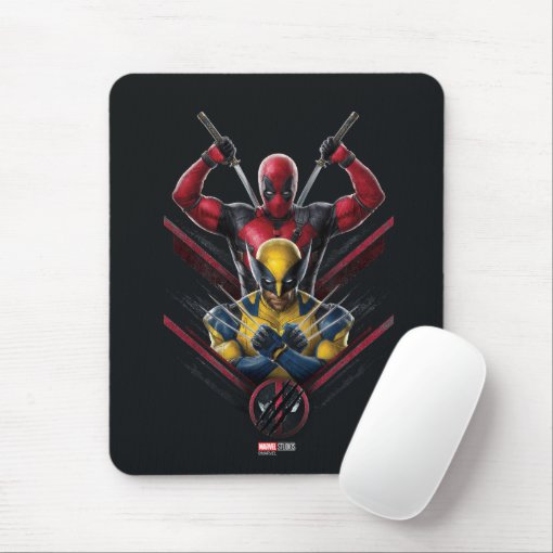Deadpool & Wolverine Tiered Graphic Mouse Pad | Zazzle