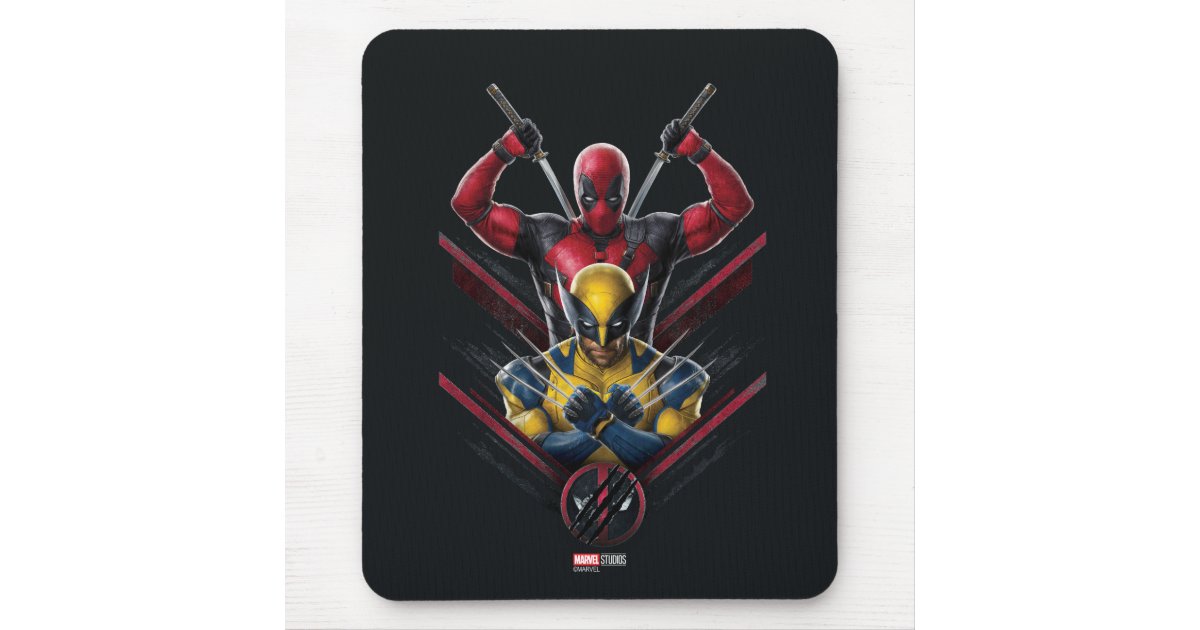 Deadpool & Wolverine Tiered Graphic Mouse Pad | Zazzle