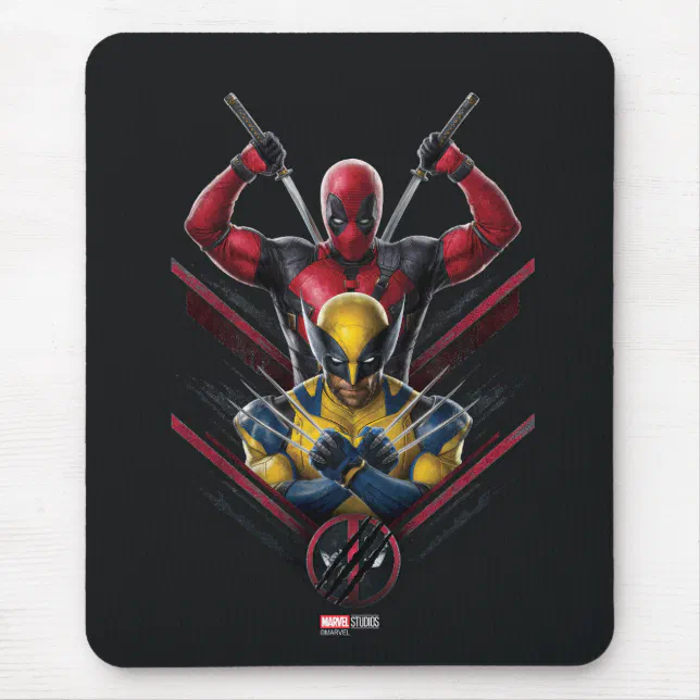 Deadpool & Wolverine Tiered Graphic Mouse Pad | Zazzle