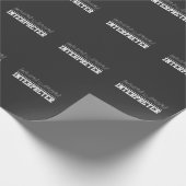 Deaf Pride Interpreter ASL Sign Language Wrapping Paper | Zazzle