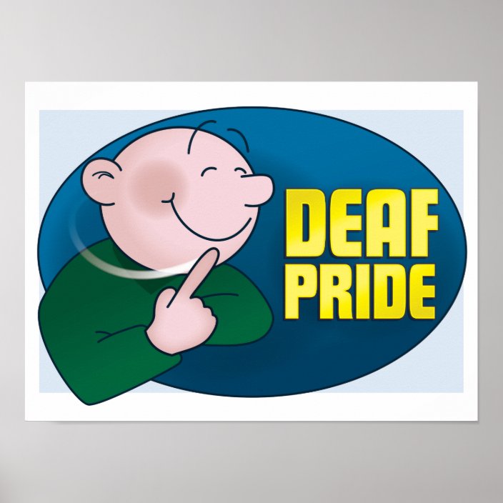 Deaf Pride. poster | Zazzle