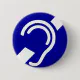 Deaf Symbol Button | Zazzle