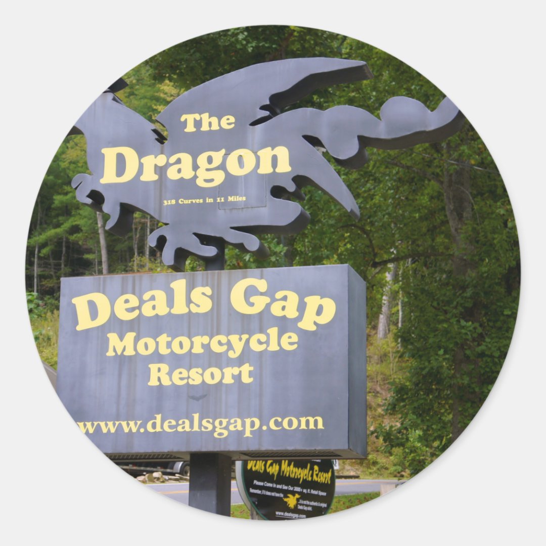 Deals Gap Classic Round Sticker | Zazzle