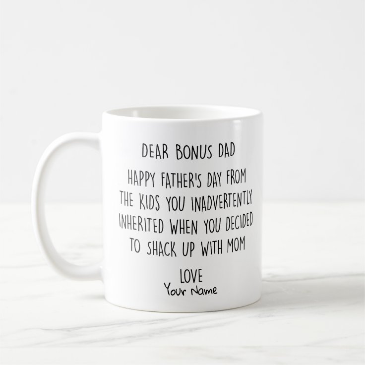 Dear Bonus Dad Happy Father's Day 2020 Coffee Mug | Zazzle