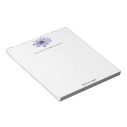 Dear God thank you for blessings Daisy Notepad | Zazzle
