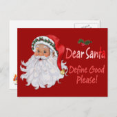 Dear Santa Holiday Postcard | Zazzle