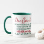 Dear Santa, I've Been Good All Year Typography Mug | Zazzle